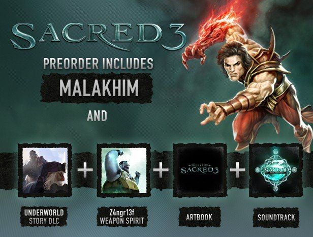 Sacred 3 + Preorder Bonus Steam Gift | Buy cheap on Kinguin.net
