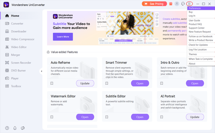 Wondershare UniConverter 17 CD Key | Buy cheap on Kinguin.net
