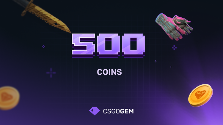 CSGOGem 500 Coins Gift Card | Buy cheap on Kinguin.net