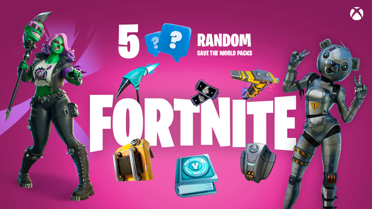 5x Random Fortnite Skins (Save the World Packs) EU XBOX One / Xbox Series X|S CD Key | Buy cheap ...