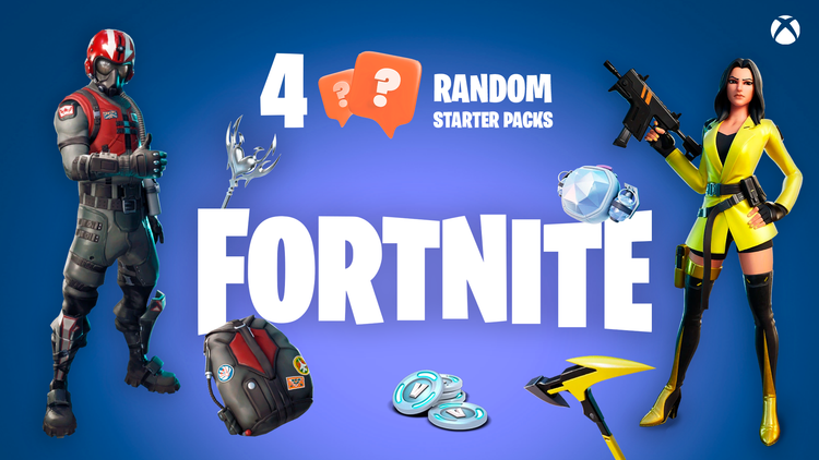 4x Random Fortnite Skins (Starter Packs) US XBOX One / Xbox Series X|S ...