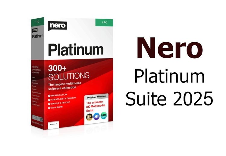 Nero Platinum 2025 Suite CD Key (1 Year / 1 PC) | Buy cheap on Kinguin.net