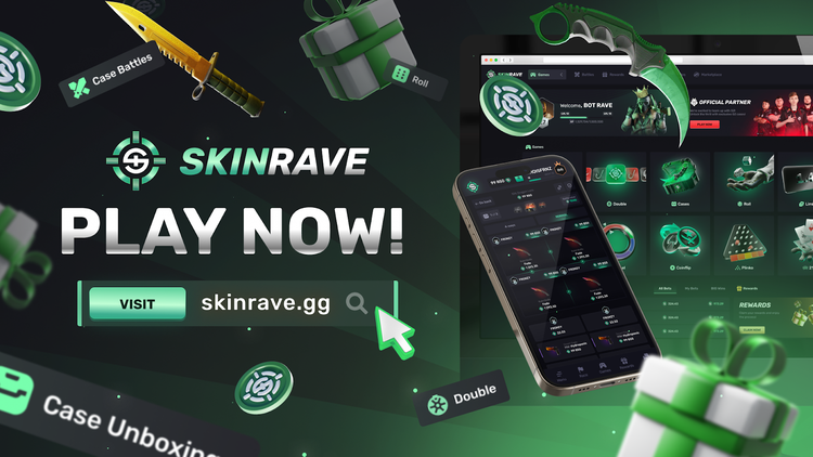 SkinRave.gg 25 Tokens Gift Card | Buy cheap on Kinguin.net