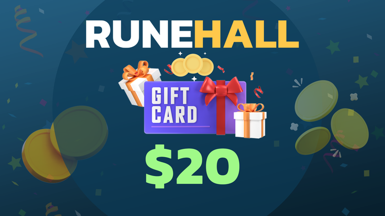 RuneHall $20 Gift Card | Buy cheap on Kinguin.net