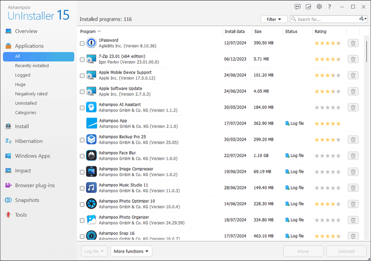 Ashampoo UnInstaller 15 Activation Key | Buy cheap on Kinguin.net