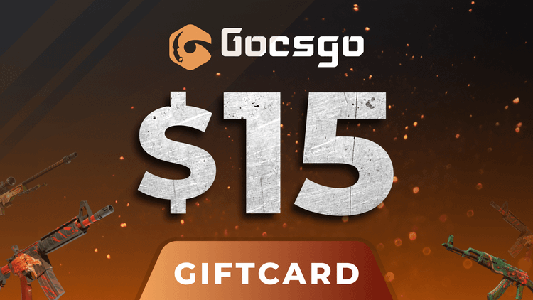 Gocsgo $15 Gift Card | Buy cheap on Kinguin.net