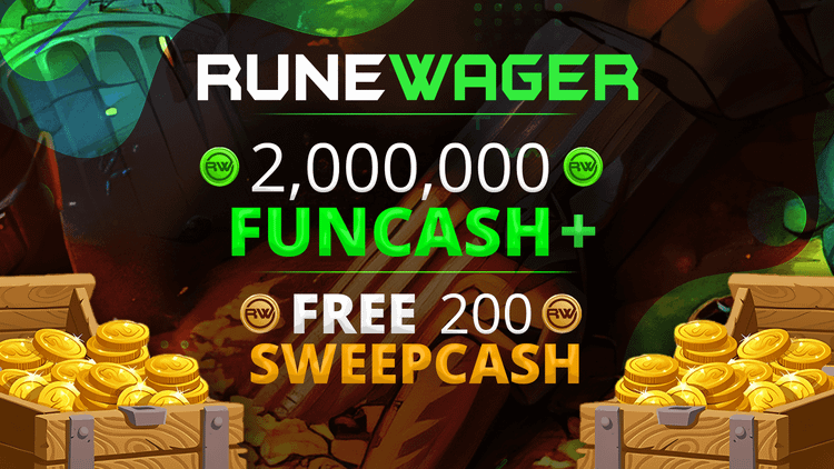 Runewager 2000000 Fun Cash + FREE 200 Sweep Cash | Buy cheap on Kinguin.net
