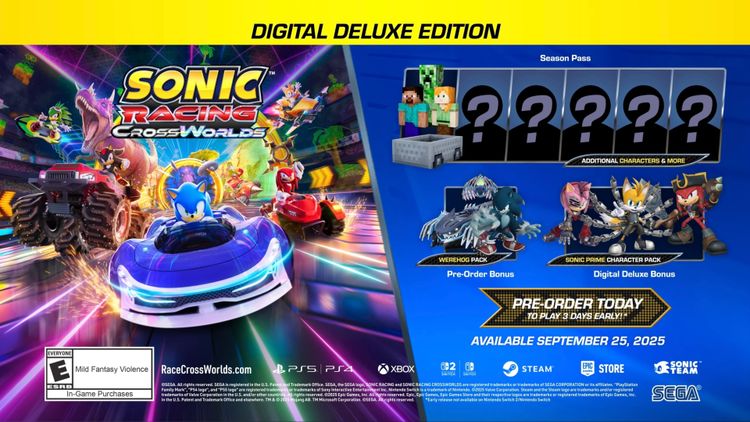 Sonic Racing: CrossWorlds Digital Deluxe Edition PL XBOX One / Xbox ...