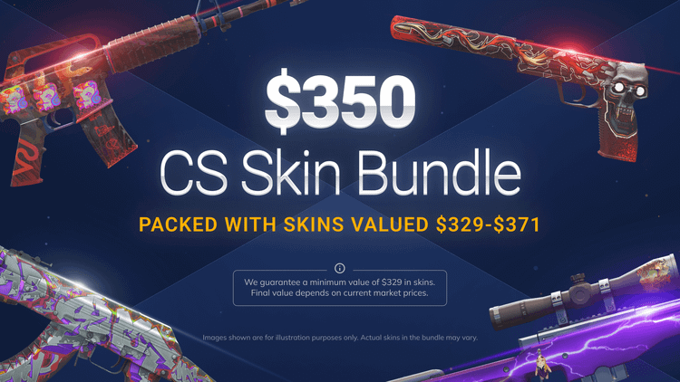 Barter.GG $350 CS Skin Bundle | Buy cheap on Kinguin.net