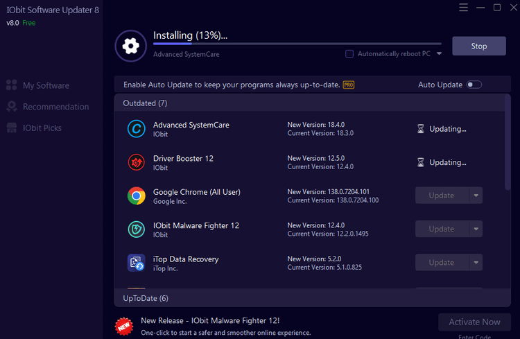 IObit Software Updater 8 Pro Key (6 Months / 1 PC) | Buy cheap on ...