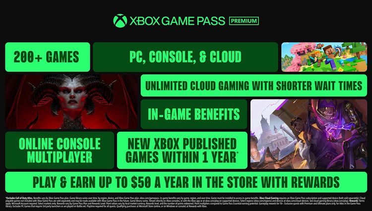 Xbox Game Pass Premium Trial - 14 Days Subscription Card EU/NA (ONLY ...