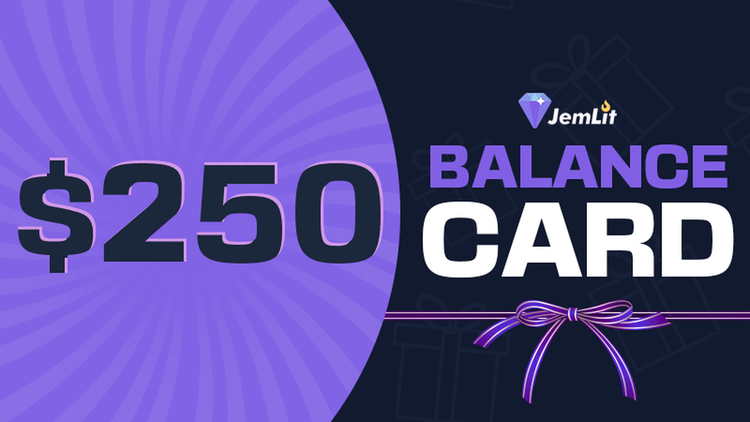 JemLit USD 250 Gift Card | Buy cheap on Kinguin.net