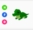 Adopt Me Items > Pet > Ultra-Rare > Crocodile > NFR | Buy cheap on ...