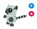 Adopt Me Items > Pet > Rare > Ring-tailed Lemur > FR | Buy cheap on ...