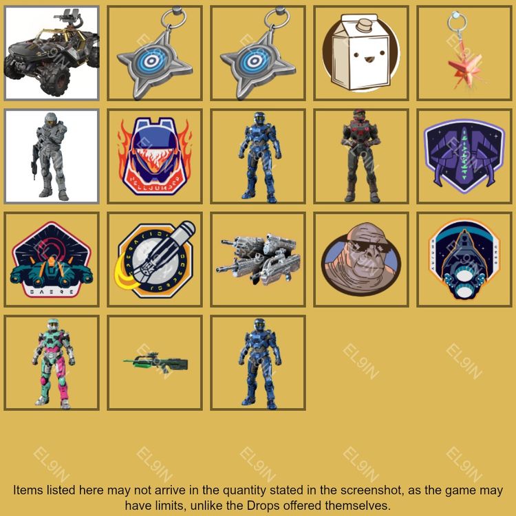 Halo Infinite Items > PC > Other > Twitch Drop > Many Items • Twitch ...