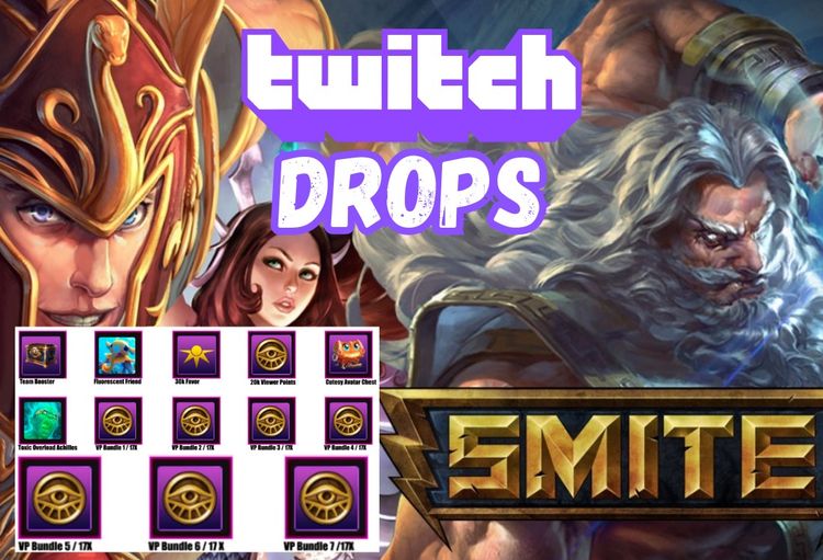 SMITE Items > PC > Twitch Dorps > Smite Twitch Drops | 112x VP Bundle ...