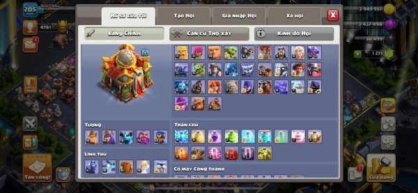 Clash Of Clans (Global) Accounts > Hall LvL 16 > King LvL 90+ > Queen ...
