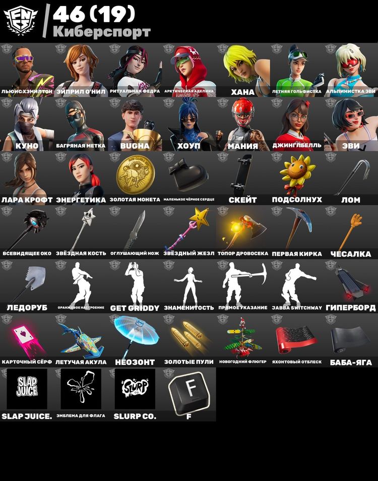 Fortnite Accounts > UnRanked > Outfits 100+ > Pickaxes 100+ > Skins 100 ...