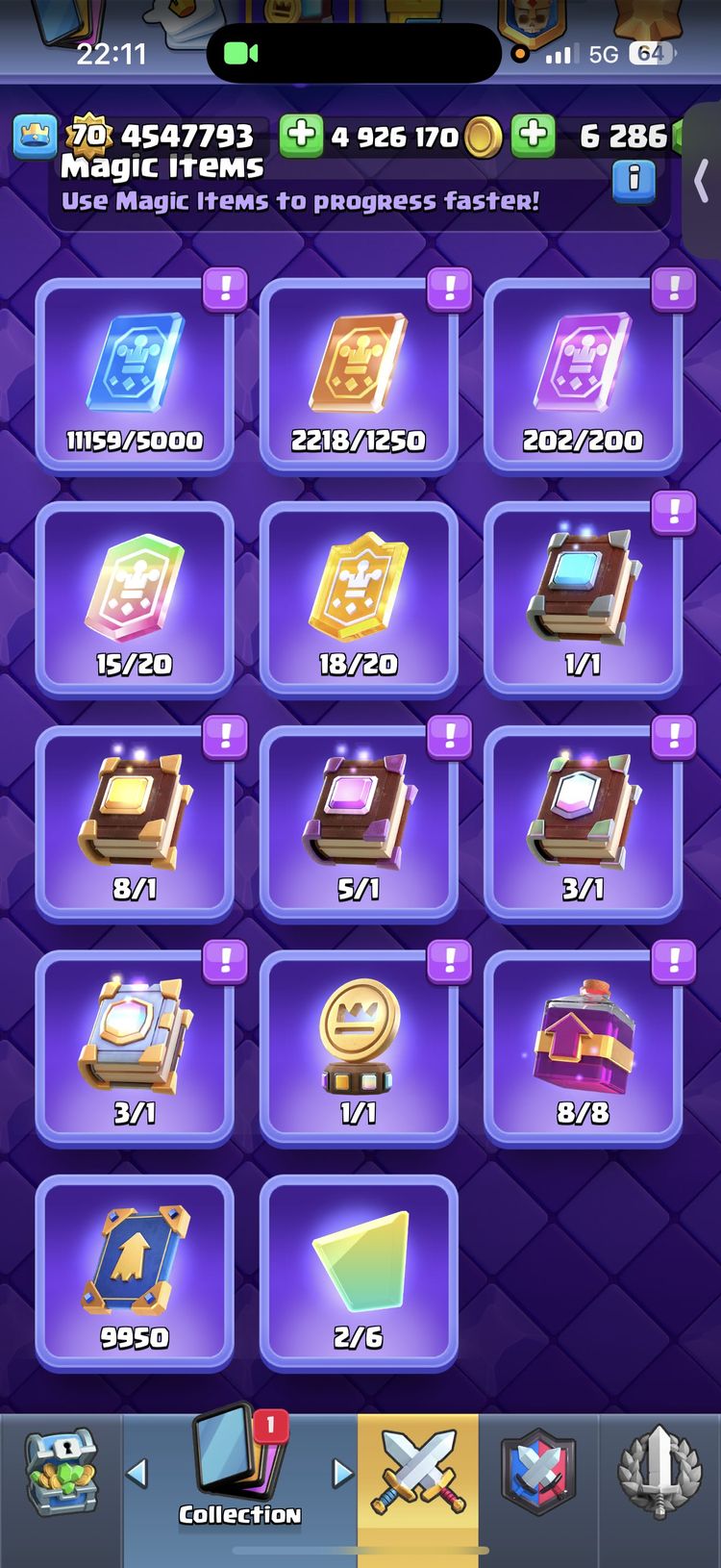 Clash Royale Accounts > Global > CR428 //CR460 10000 Trophies LV70 | 21 ...