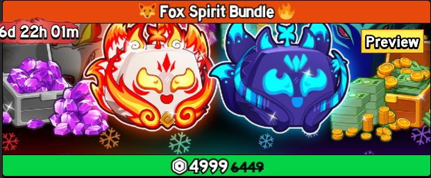 Roblox > Blox Fruits Items > Bundle > Bundle > Fox Spirit Bundle [4999R ...