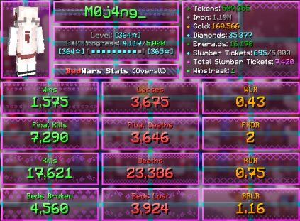 Minecraft Accounts > PC - Java > Hypixel > VIP+ > MC61 VIP+ MOJANG 364 ...