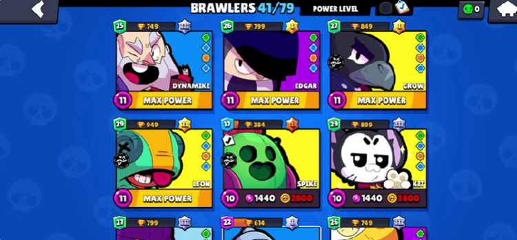 Brawl Stars Accounts > iOS > BS2017 BRAWL STARS | 4 Max Power | 24167 ...