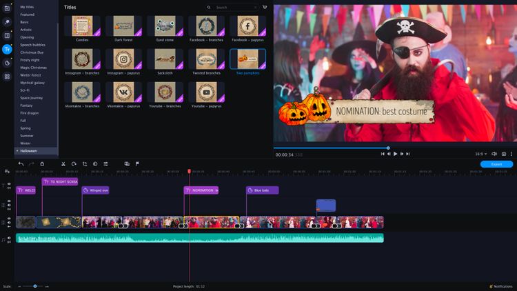Movavi Video Editor Plus 2020 - Halloween Pack Effects DLC Steam CD Key ...
