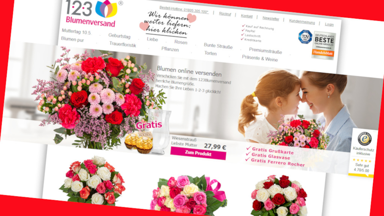 123 Blumenversand €100 Gift Card DE | Buy cheap on Kinguin.net