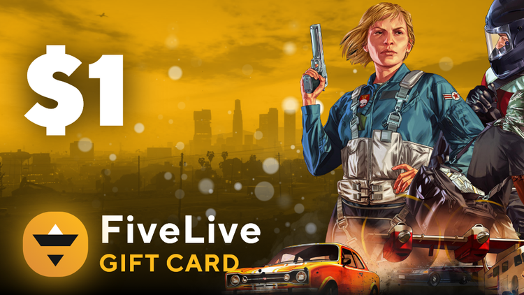 FiveLive $1 Gift Card | Buy cheap on Kinguin.net