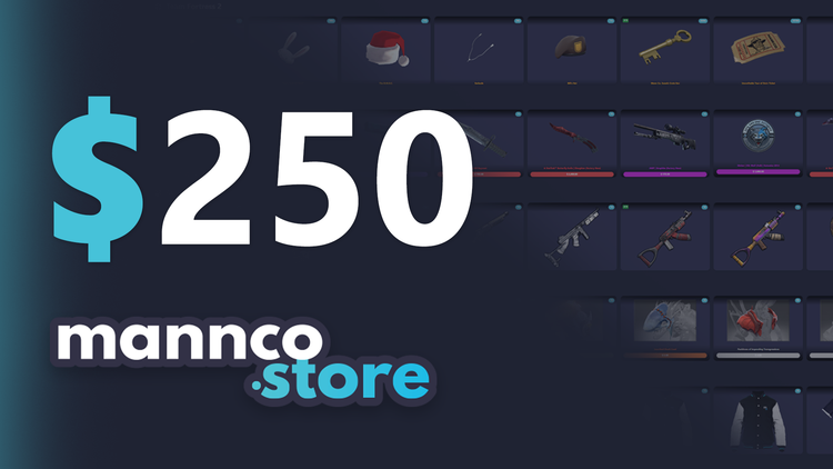 Mannco.store $250 Gift Card | Buy cheap on Kinguin.net