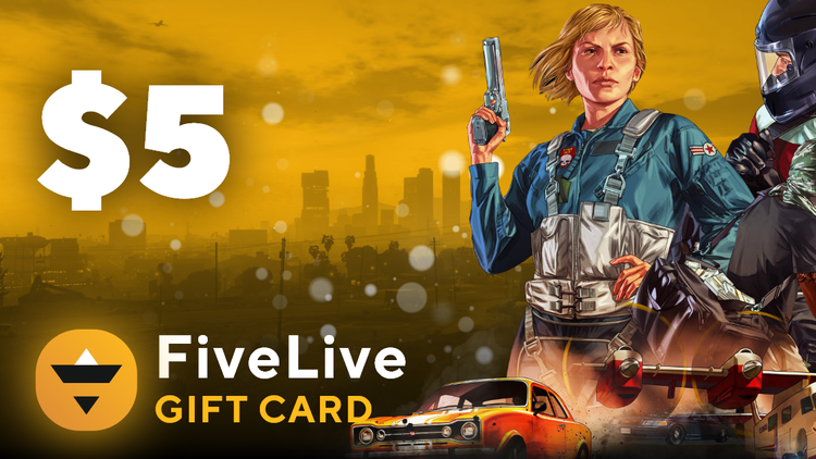 FiveLive $5 Gift Card | Buy cheap on Kinguin.net