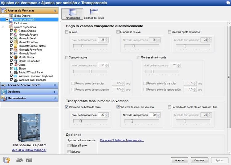Actual Tools - Actual Transparent Window 8 PC CD Key | G2PLAY.NET