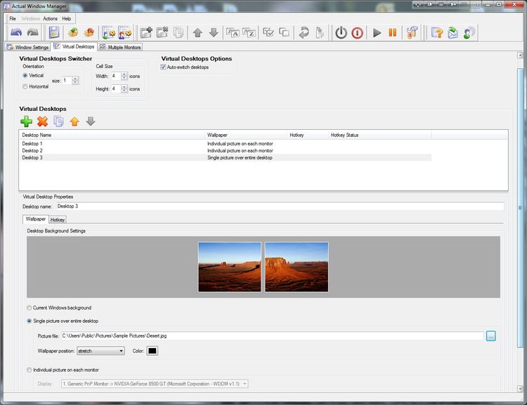 Actual Tools - Actual Virtual Desktops 8 PC CD Key | Buy cheap on ...