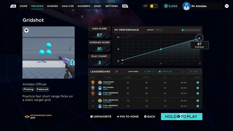 Aimlabs Professional Edition XBOX One / Xbox Series X|S Account | Buy cheap on Kinguin.net