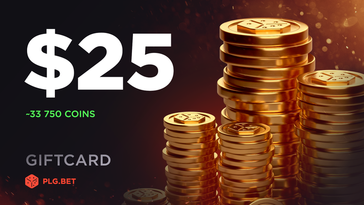 PLG.BET $25 Gift Card | Buy cheap on Kinguin.net
