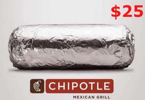 Chipotle $25 Gift Card US | Buy cheap on Kinguin.net