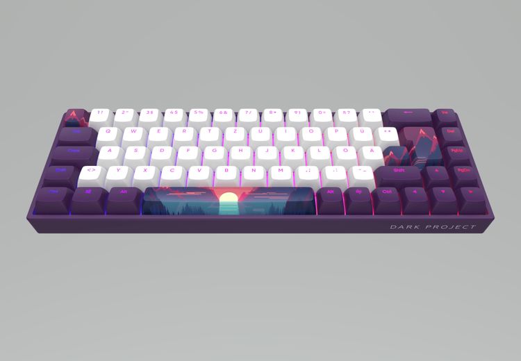 Dark Project - 68 Sunrise - G3MS Mech. RGB ISO Keyboard EU Prismyx ...