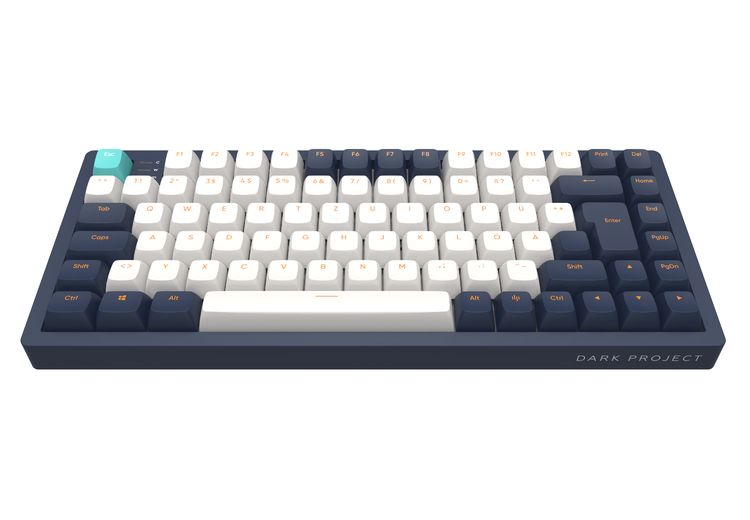 Dark Project - 83 Navy Blue/Ivory - G3MS Mech. RGB ISO Keyboard EU ...