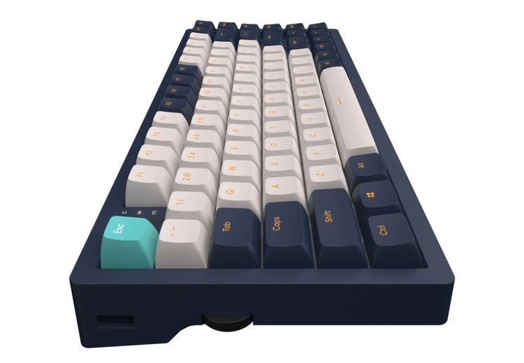 Dark Project KD83A Ivory / Navy Blue - RGB ANSI Keyboard EU Prismyx ...