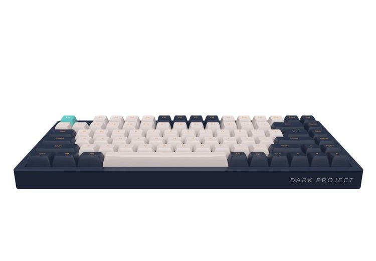 Dark Project KD83A Ivory / Navy Blue - RGB ANSI Keyboard EU Prismyx ...