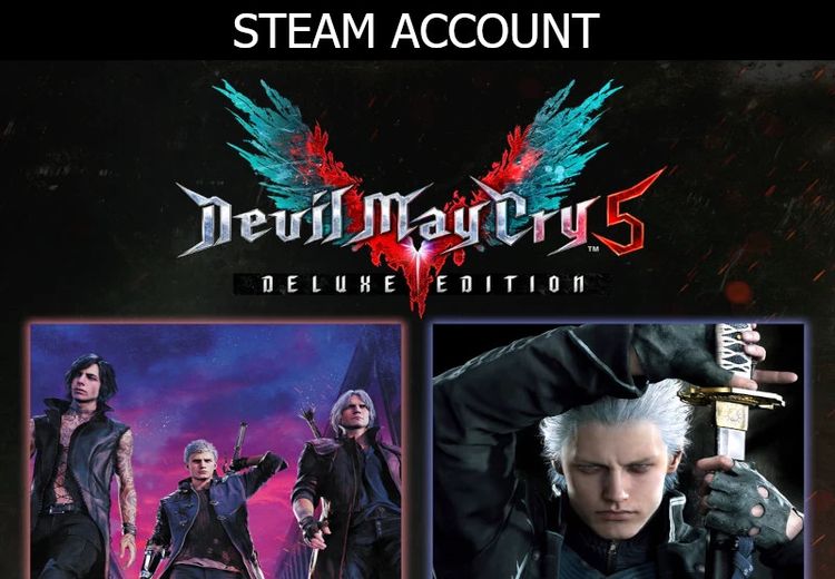 Devil May Cry 5 Deluxe + Vergil PC EU Steam CD Key | Buy cheap on Kinguin.net