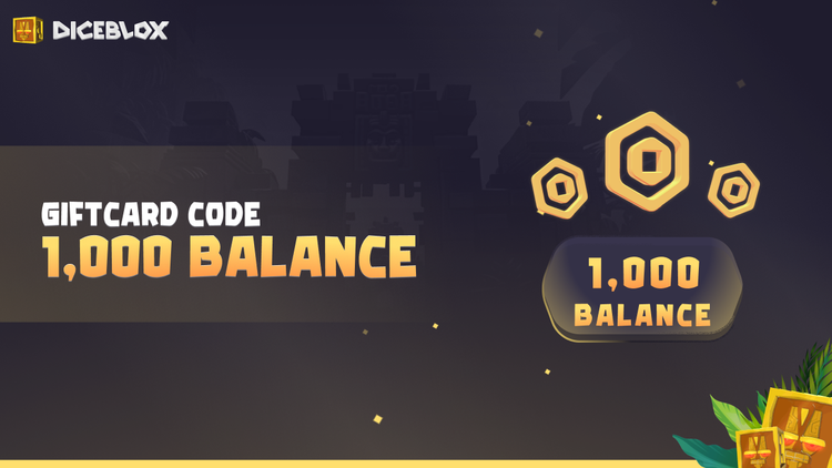 Diceblox 1.000 Balance Gift Card | Buy cheap on Kinguin.net
