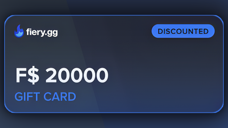 Fiery.gg F$20000 Balance Gift Card | Buy cheap on Kinguin.net