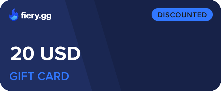Fiery.gg $20 Gift Card | Buy cheap on Kinguin.net