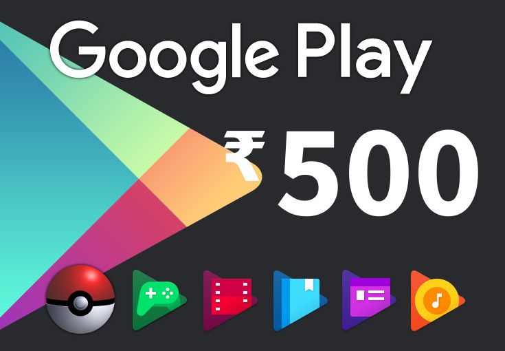 Google Play ₹500 IN Gift Card | Buy cheap on Kinguin.net