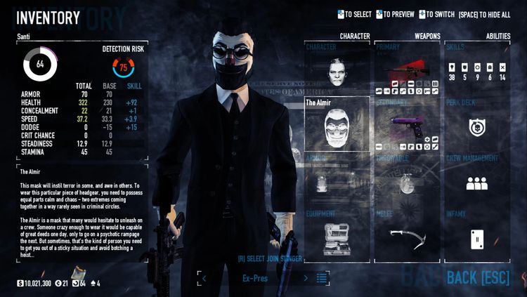 PAYDAY 2 - Almir Mask DLC Steam CD Key | Buy cheap on Kinguin.net