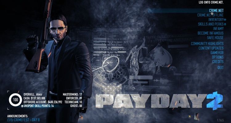PAYDAY 2 - John Wick Character Pack DLC Steam CD Key | Buy cheap on ...