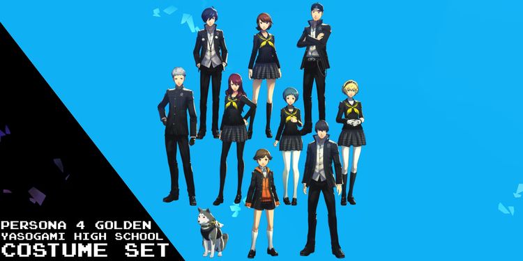 Persona 3 Reload - Persona 4 Golden Yasogami High Costume Set DLC JP ...