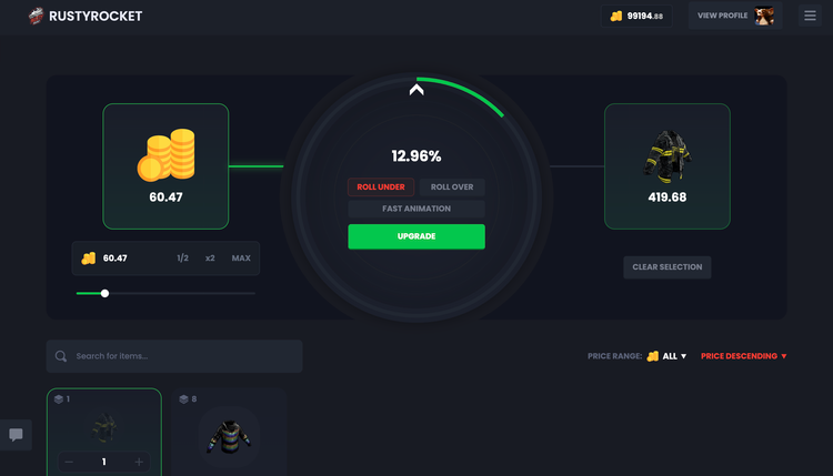 Rusty Rocket 500$ Coin Gift Card | Buy cheap on Kinguin.net