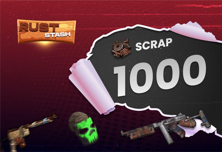 Ruststash $1000 Scrap Gift Card | Buy cheap on Kinguin.net